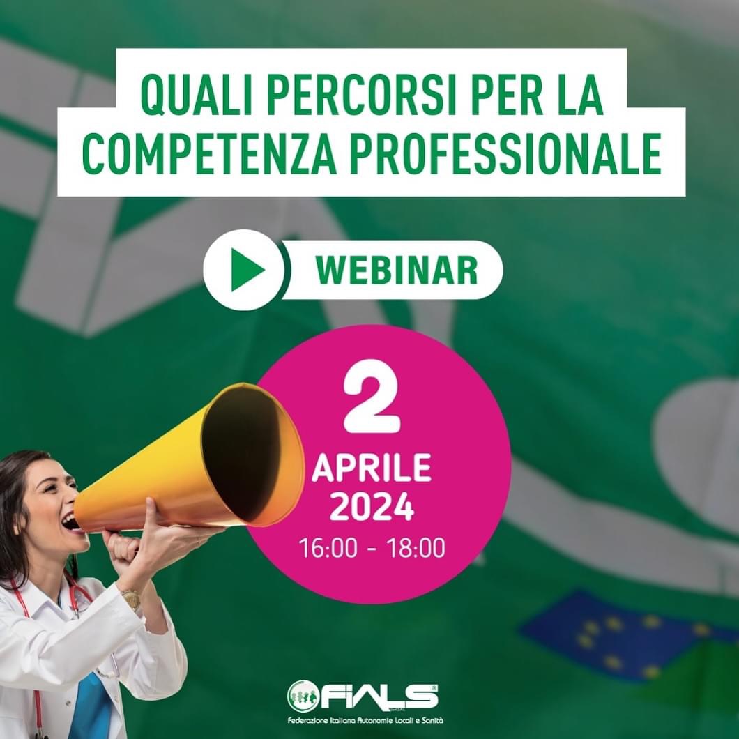 Webinar "Quali percorsi per la competenza professionale" - 2 aprile 2024